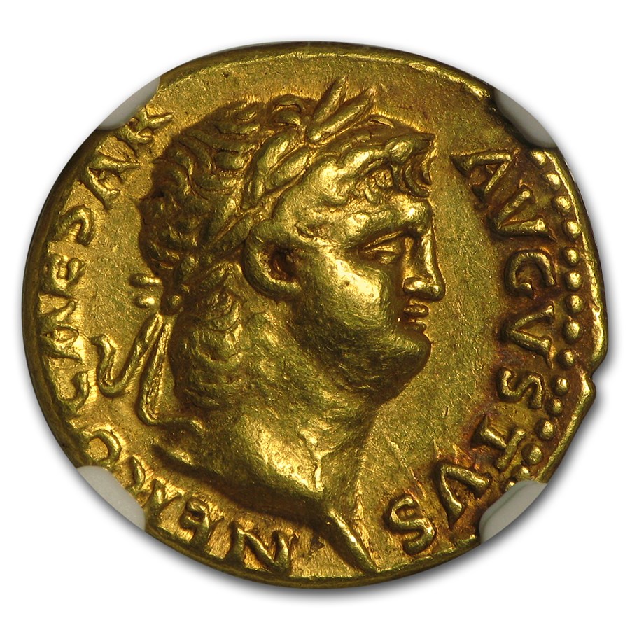 Buy Roman Empire Gold Aureus Emperor Nero (54-68 AD) XF NGC | APMEX