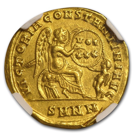 Buy Roman Empire Gold Solidus Emp. Constantine I (307-337 AD) AU NGC ...