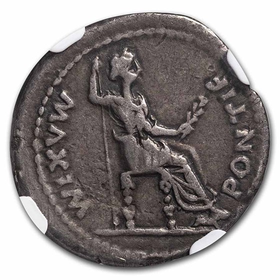 Buy Roman Empire Silver Denarius Tiberius (14-37 AD) Ch Fine NGC | APMEX