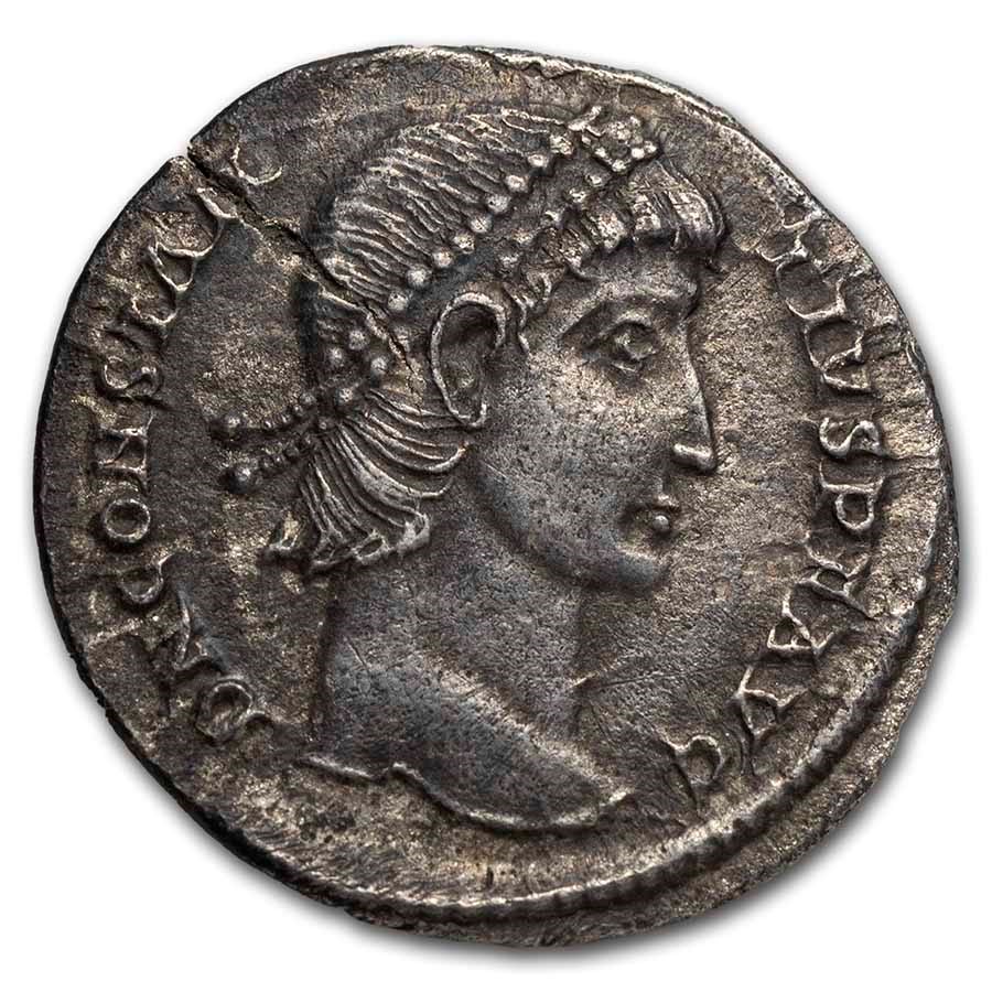 Buy Roman Empire Silver Siliqua Constantius II (337-361 AD) AU NGC | APMEX
