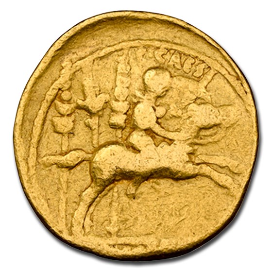 Roman Gold Aureus Augustus (27 BC-AD 14) VG NGC (RIC I 198)