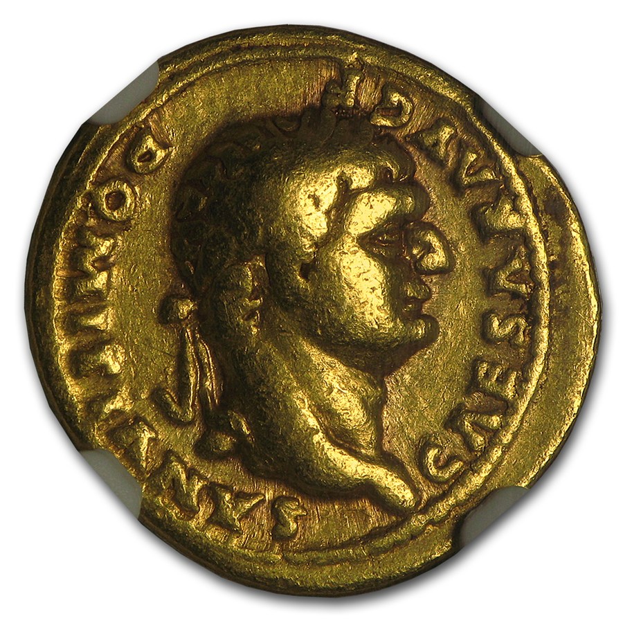 Buy Roman Gold Aureus Emperor Domitian 81 96 Ad Ch Fine Ngc Apmex