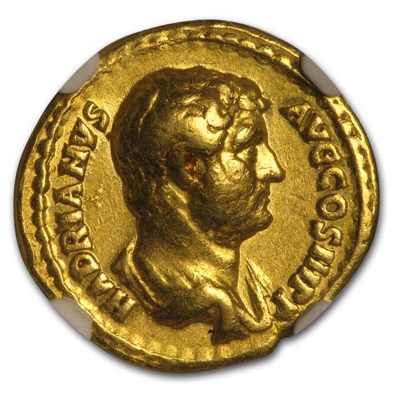 Buy Roman Gold Aureus Emperor Hadrian (117-138 AD) Ch Fine NGC | APMEX