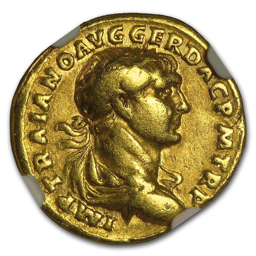 Buy Roman Gold Aureus Emperor Trajan (98-117 AD) VF NGC Fine Style | APMEX