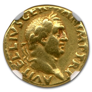 Buy Roman Gold Aureus Emperor Vitellius (69 AD) VF NGC | APMEX