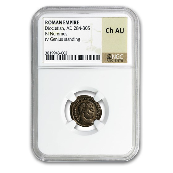 Buy Roman Nummus Emperor Diocletian (284-305 AD) CH AU NGC | APMEX