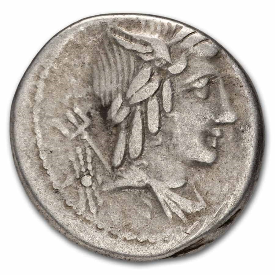 Buy 85 BC Roman Rep. Denarius Julius Bursio Fine | APMEX