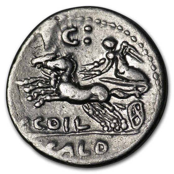 Buy Roman Republic AR Denarius C. Coelius Caldus (c. 104 BC) CH VF | APMEX