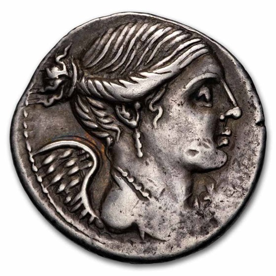 Buy 108-107 BC Roman Silver Denarius Valerius Flaccus XF | APMEX