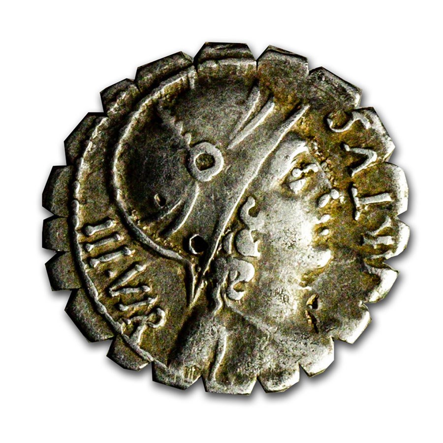Buy Roman Republic AR Denarius Serratus M. Aquillius (71 BC) VF | APMEX