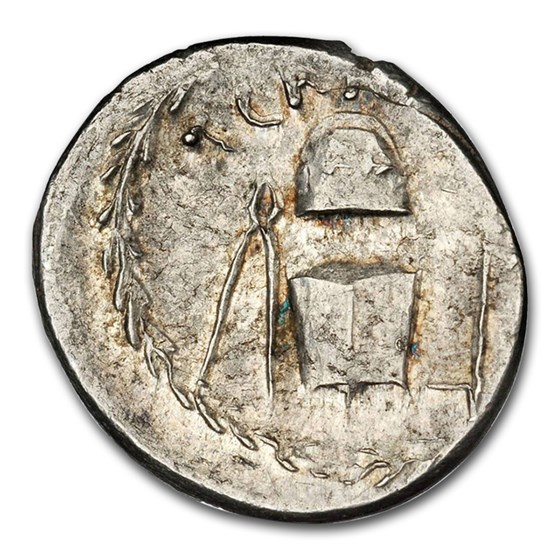 Buy Roman Republic Denarius c. 46 BC T. Carisius MS NGC | APMEX