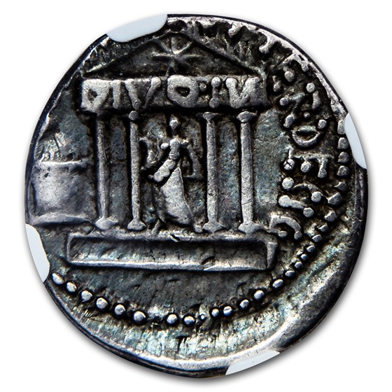 Buy Roman Republic Octavian (Augustus) AR Denarius VF NGC (36 BC) | APMEX