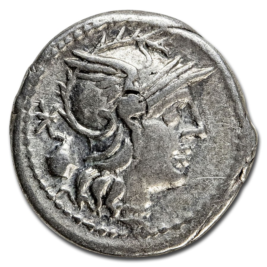 Buy Roman Republic Silver AR Denarius C. Cassius (C.126 BC) Ch VF | APMEX