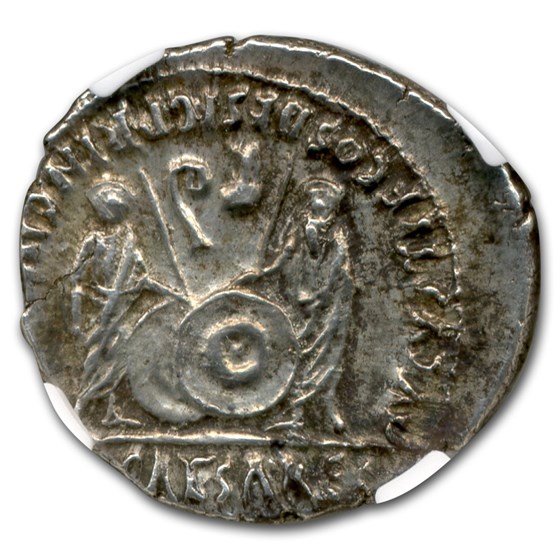 Buy Roman Silver Denarius Emperor Augustus (27 BC-14 AD) AU NGC | APMEX