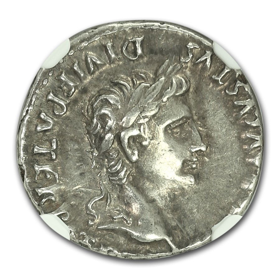 Buy Roman Silver Denarius Emperor Augustus (27 BC-14 AD) Ch XF NGC | APMEX