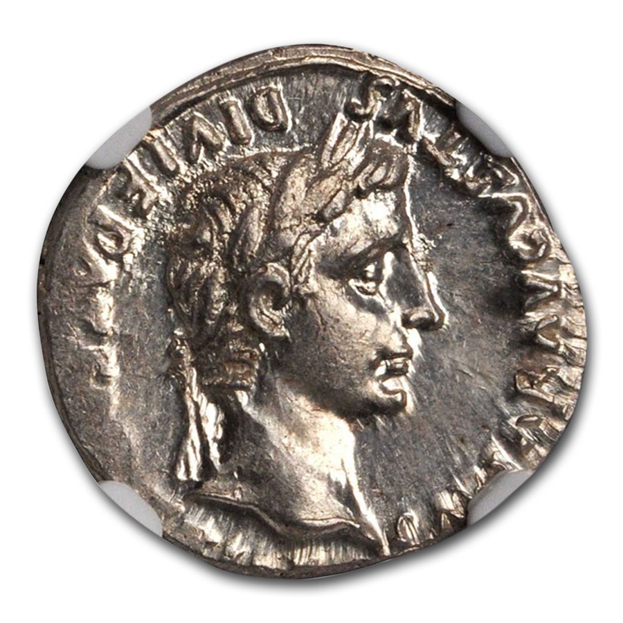 Buy Roman Silver Denarius Emperor Augustus (27 BC-14 AD) MS NGC | APMEX