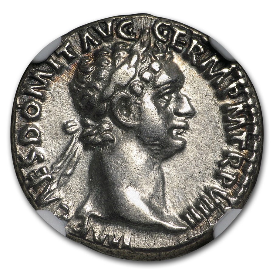 Buy Roman Silver Denarius Emperor Domitian (81-96 AD) CH XF NGC | APMEX