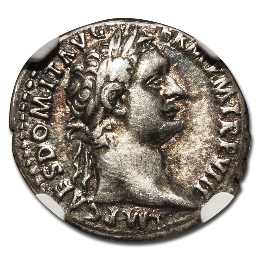 Buy Roman Silver Denarius Emperor Domitian (81-96 AD) VF NGC | APMEX
