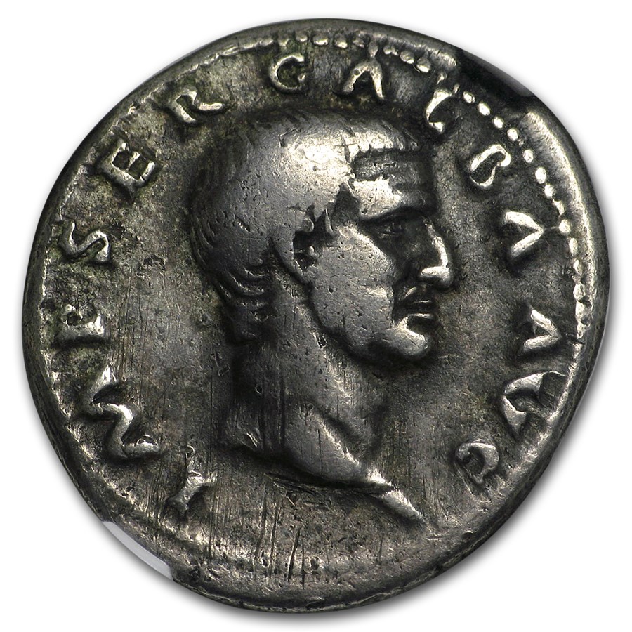 Buy Roman Silver Denarius Emperor Galba (68-69 AD) Fine NGC | APMEX