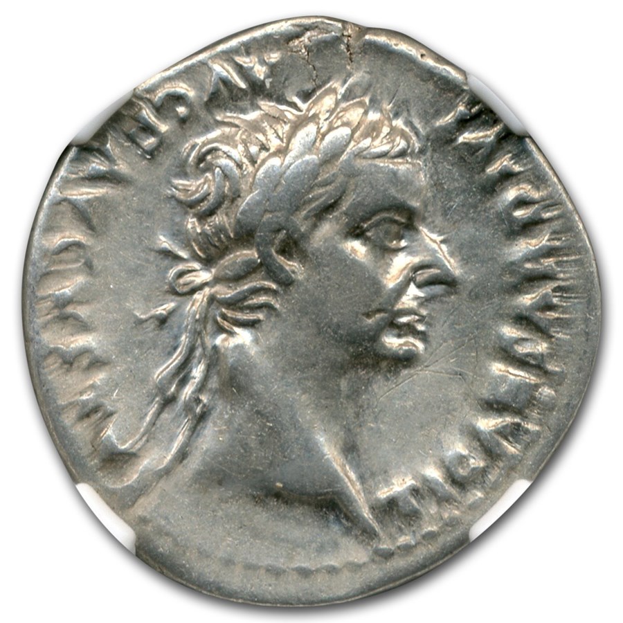 Buy Roman Silver Denarius Emperor Tiberius (14-37 AD) CH XF NGC | APMEX