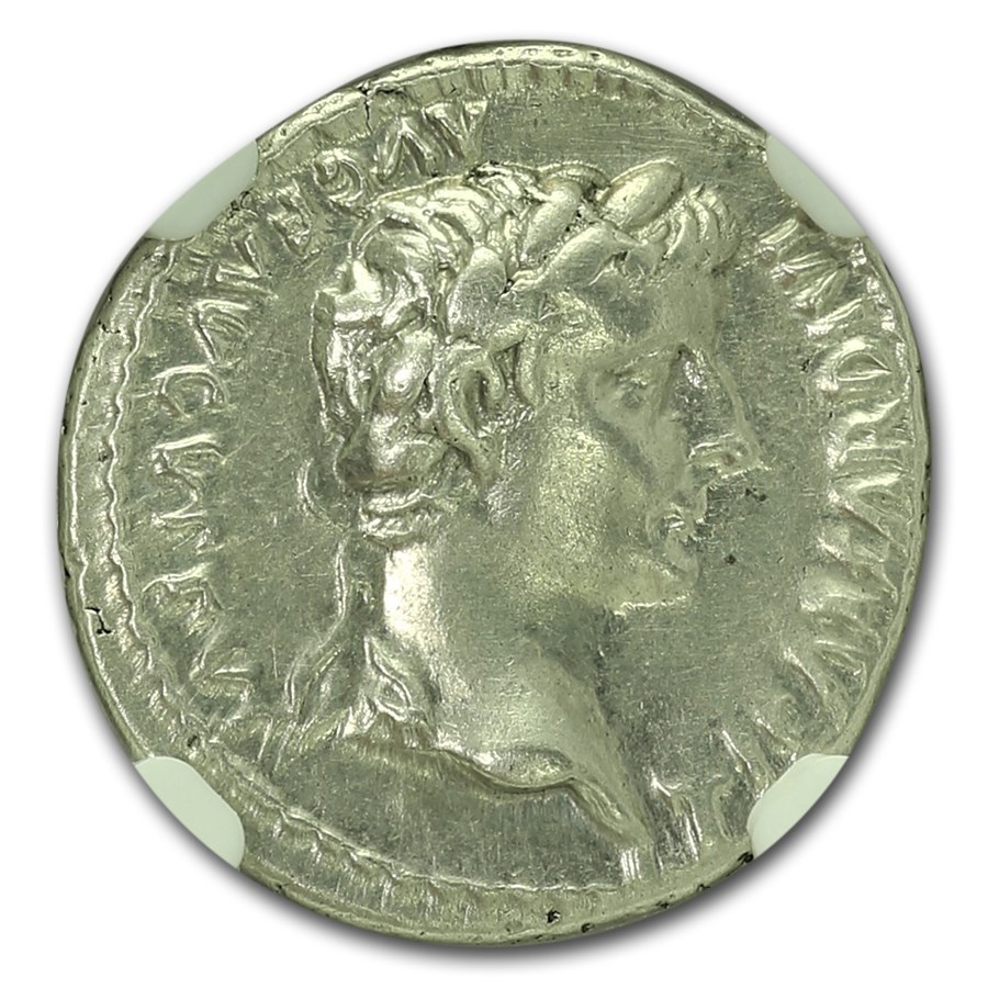 Buy Roman Silver Denarius Emperor Tiberius (14-37 AD) XF NGC | APMEX