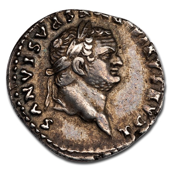 Buy Roman Silver Denarius Emperor Titus (79-81 AD) Ch XF NGC | APMEX
