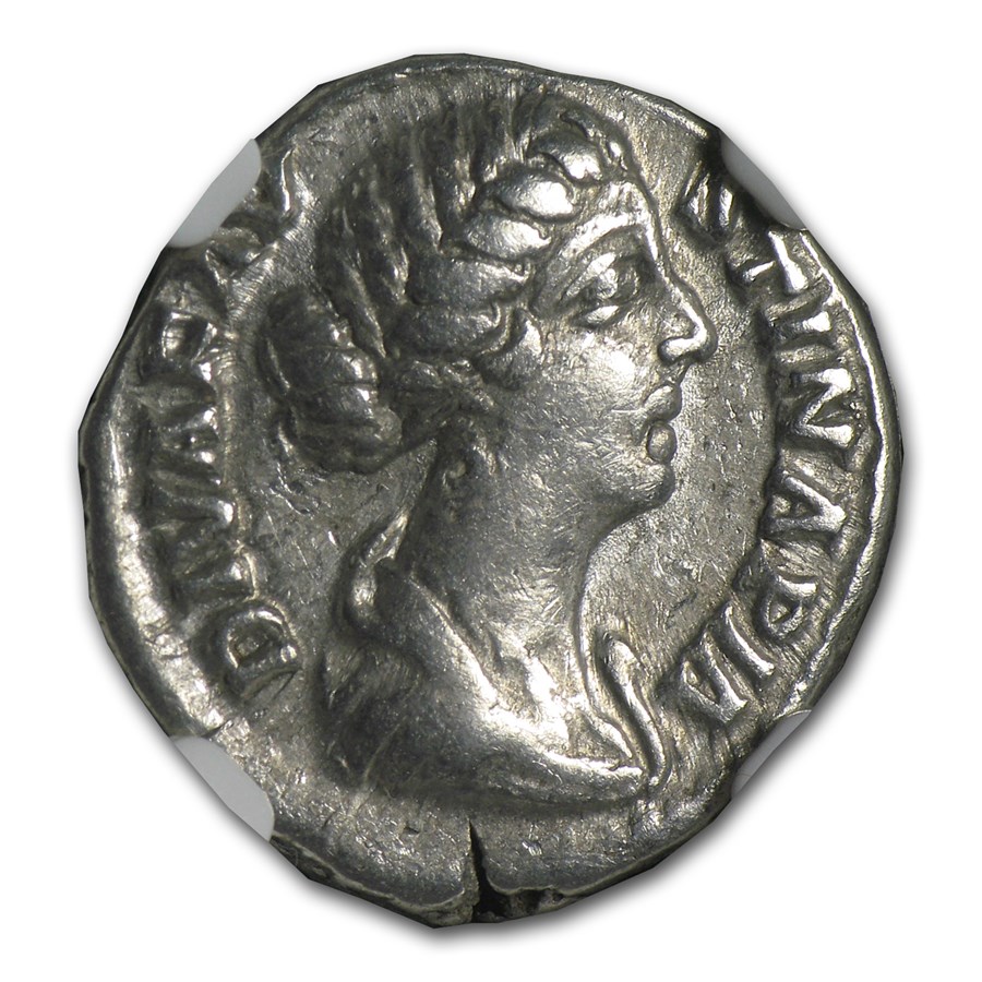 Buy Roman Silver Denarius Faustina Jr. (147-175/6 AD) XF NGC | APMEX
