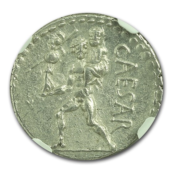 Buy Roman Silver Denarius Julius Caesar/Venus (c.44 BC) AU NGC | APMEX