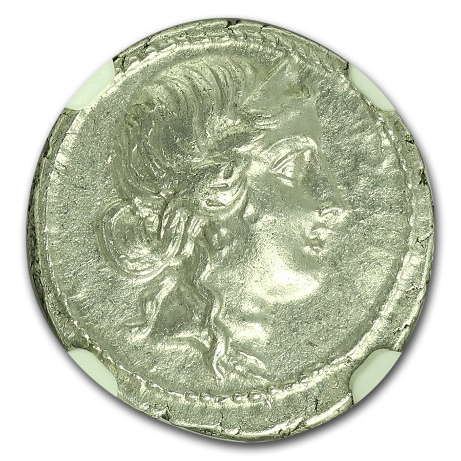 Buy Roman Silver Denarius Julius Caesar/Venus (c.44 BC) AU NGC | APMEX