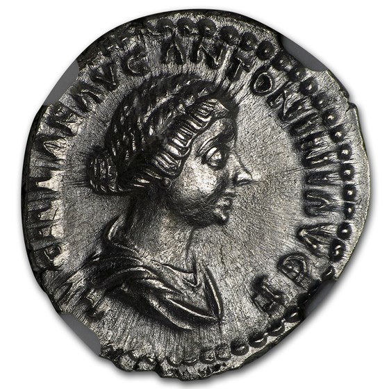 Buy Roman Silver Denarius Lucilla (164-182 AD) MS NGC | APMEX