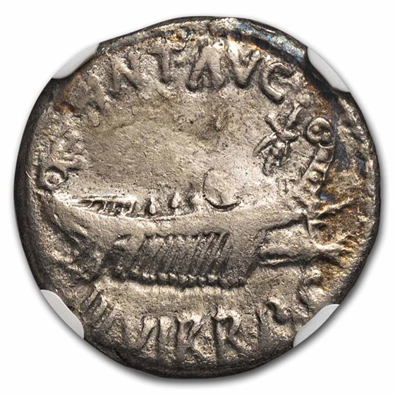 Buy Roman Silver Denarius Marc Antony Legion II (30 BC) VF NGC | APMEX