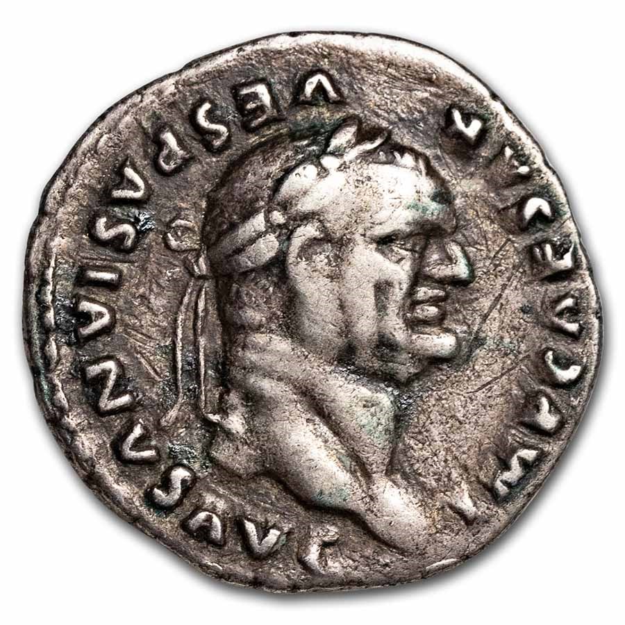 Buy Rome AR Denarius Vespasian (69-79 AD) Ch VF (RIC 849) | APMEX