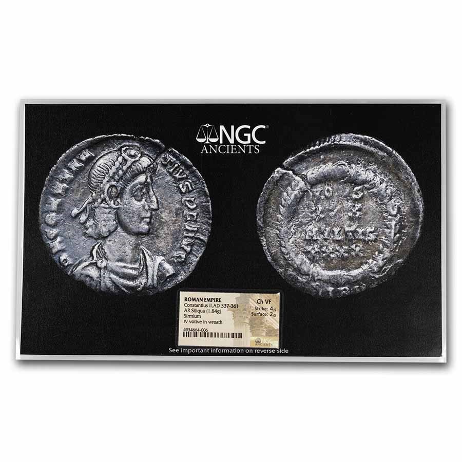 Buy Rome AR Siliqua Constantius II 337-61 AD VF | APMEX