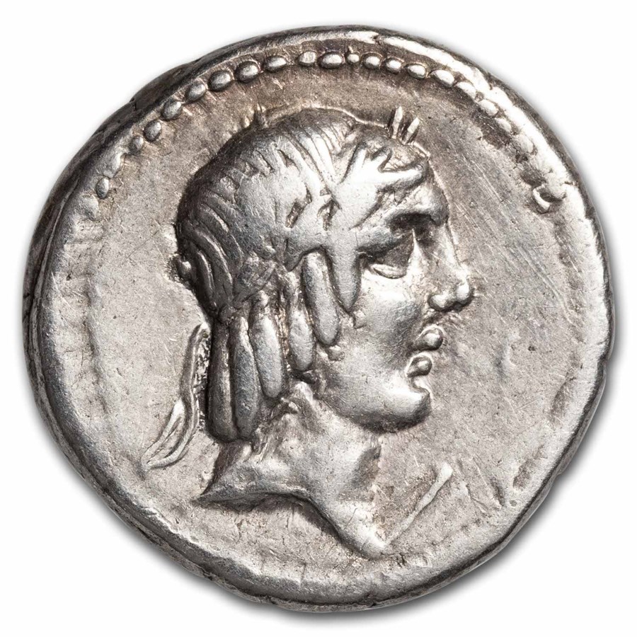 Rome Rep AR Denarius L. Piso Frugi 90 BC AU Crawford 340/1