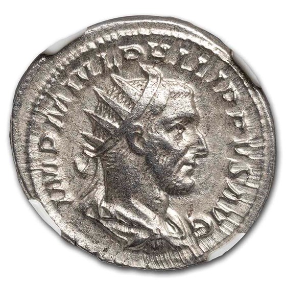 Buy Rome Silver Dbl Denarius Philip I (244-249 AD) XF NGC RIC IV 32b ...