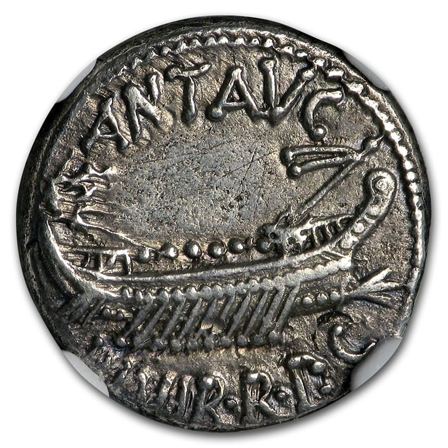Buy Rome Silver Denarius Marc Antony Legion VI (30 BC) XF | APMEX