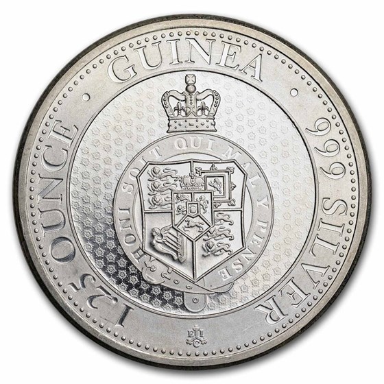 Buy Saint Helena 1.25 oz Ag Rose Crown Guinea BU (Random, Abrasions ...