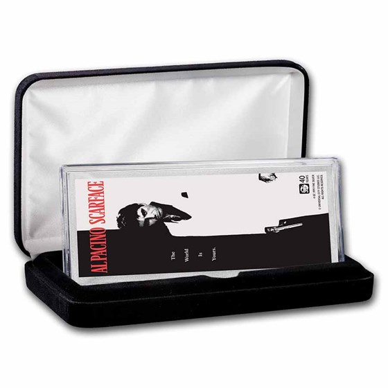 Buy Scarface 40th Anniversary 4 oz Colorized Silver Bar | APMEX