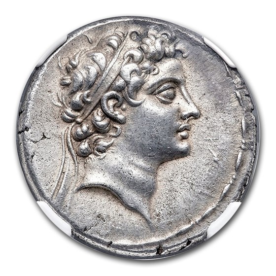 Buy Seleucid Kingdom Antiochus V Tetradrachm (164-162 BC) Ch XF* NGC ...