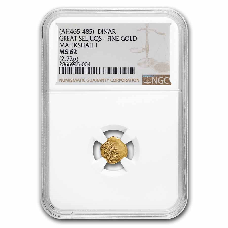 Buy Seljuk Sultanate Gold Dinar (AH 465-485) MS-62 NGC | APMEX
