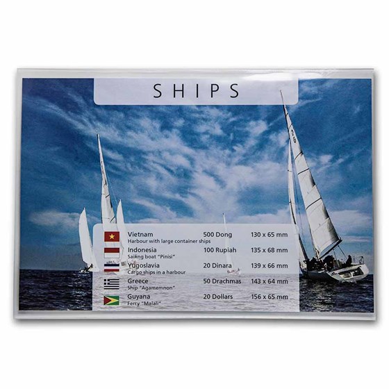 Buy Ship Banknotes from Around the World 5-Banknote Set Unc | APMEX