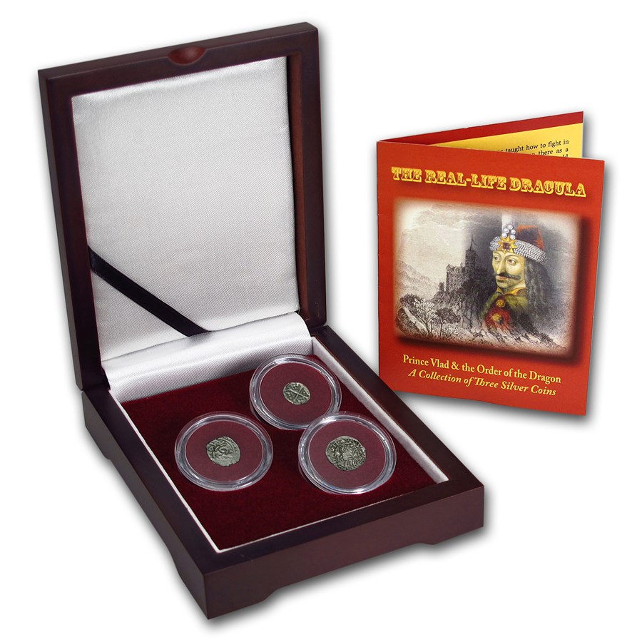 Buy Silver 3-Coin Set The Real-Life Dracula (1358 - 1705) | APMEX