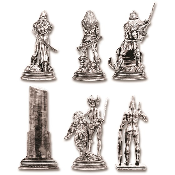 Buy Silver Antique Statue - Frank Frazetta Collection (6-Piece Set) | APMEX