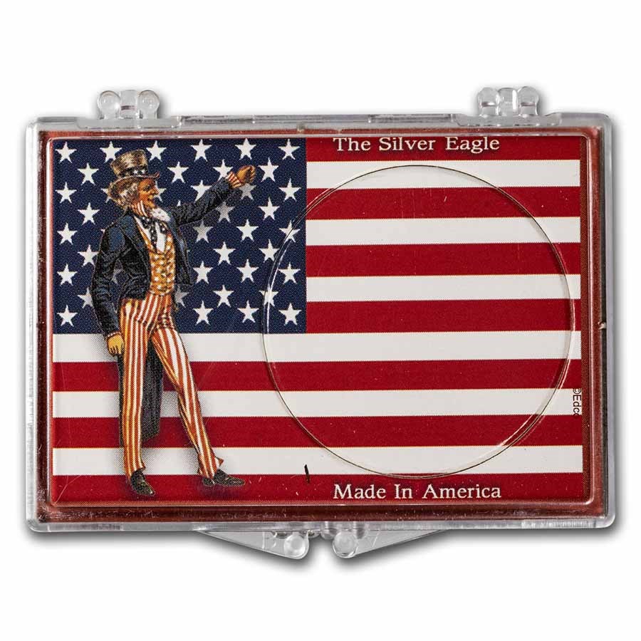 Buy Silver Eagle Uncle Sam Snap-Lock Holder | APMEX