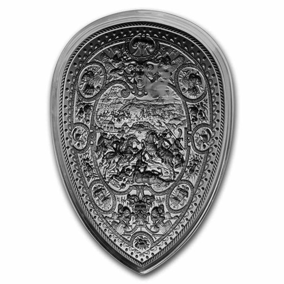Buy South Korea 1 kilo Silver King Henry II Shield Stackable | APMEX