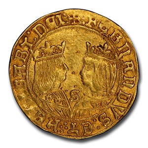 Buy ESP Au 2 Excelentes Ferdin Isab 1476-1516 MS-62 | APMEX