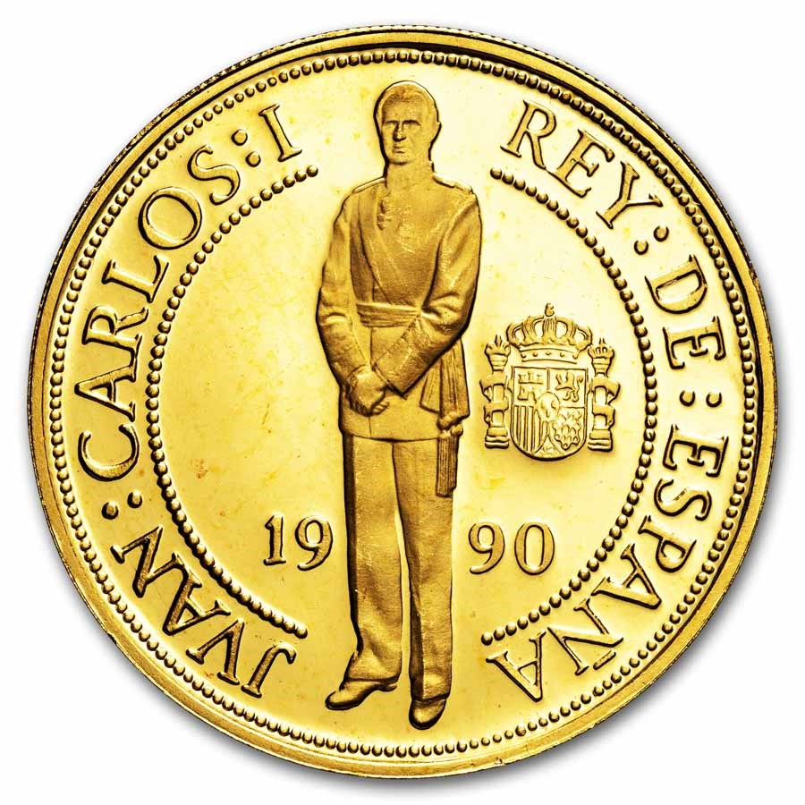Buy Spain Gold 40,000 Pesetas Discovery of America BU/Proof (Random ...