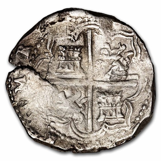 Buy Spanish Colonial Silver 8 Reales Cob Avg Circ | APMEX