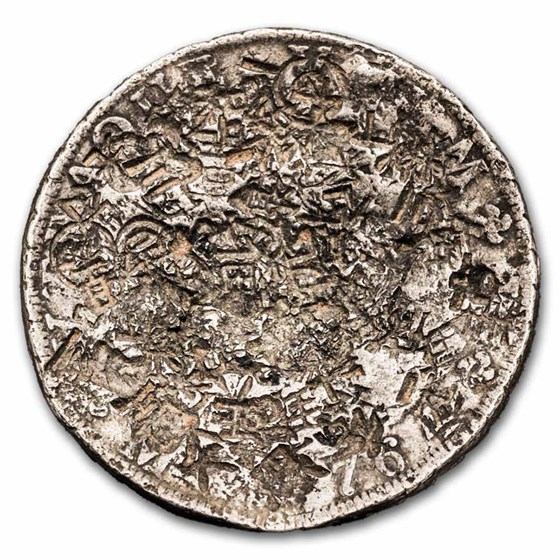 Spanish Colonial Silver 8 Reales (Heavily Chopmarked)