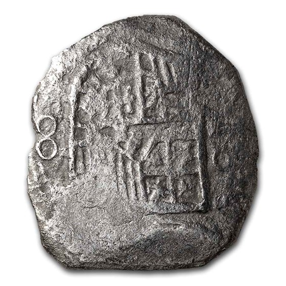 Buy Spanish Empire Silver 8 Reales Cob (Shipwreck Effect) | APMEX